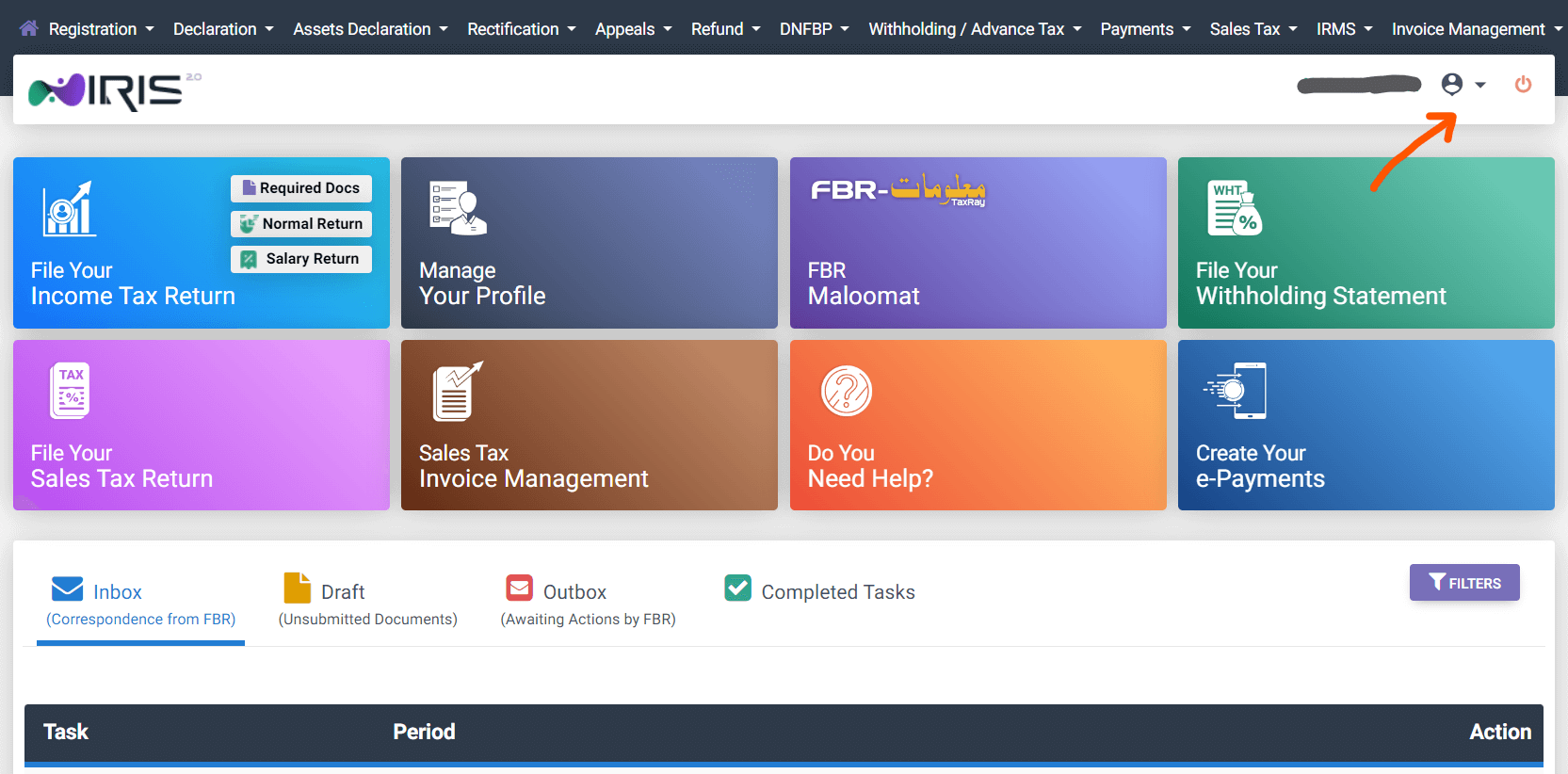 How to File a Complaint in FBR IRIS: New Feature Simplifies Tax Return ...
