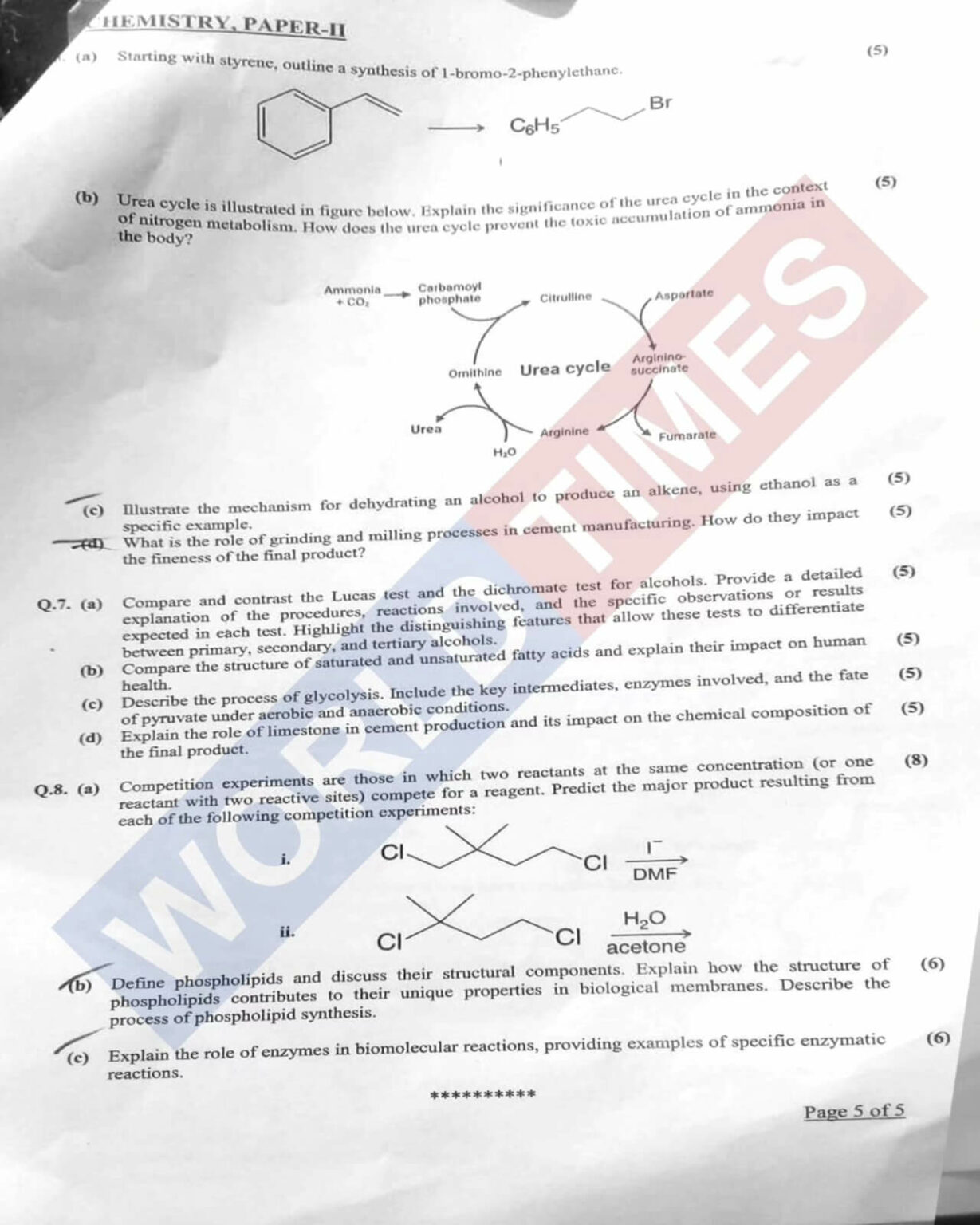 CSS Chemistry Paper-II 2024 - Legalversity