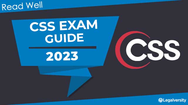 CSS Exam 2023 Complete Guide For Beginners For CSS 2023 Legalversity
